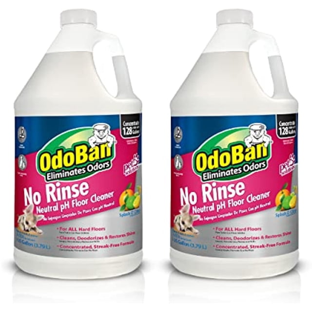 Odoban Neutral pH Floor Cleaner Concentrate, 2 Gal, Vinyl Cleaning ...