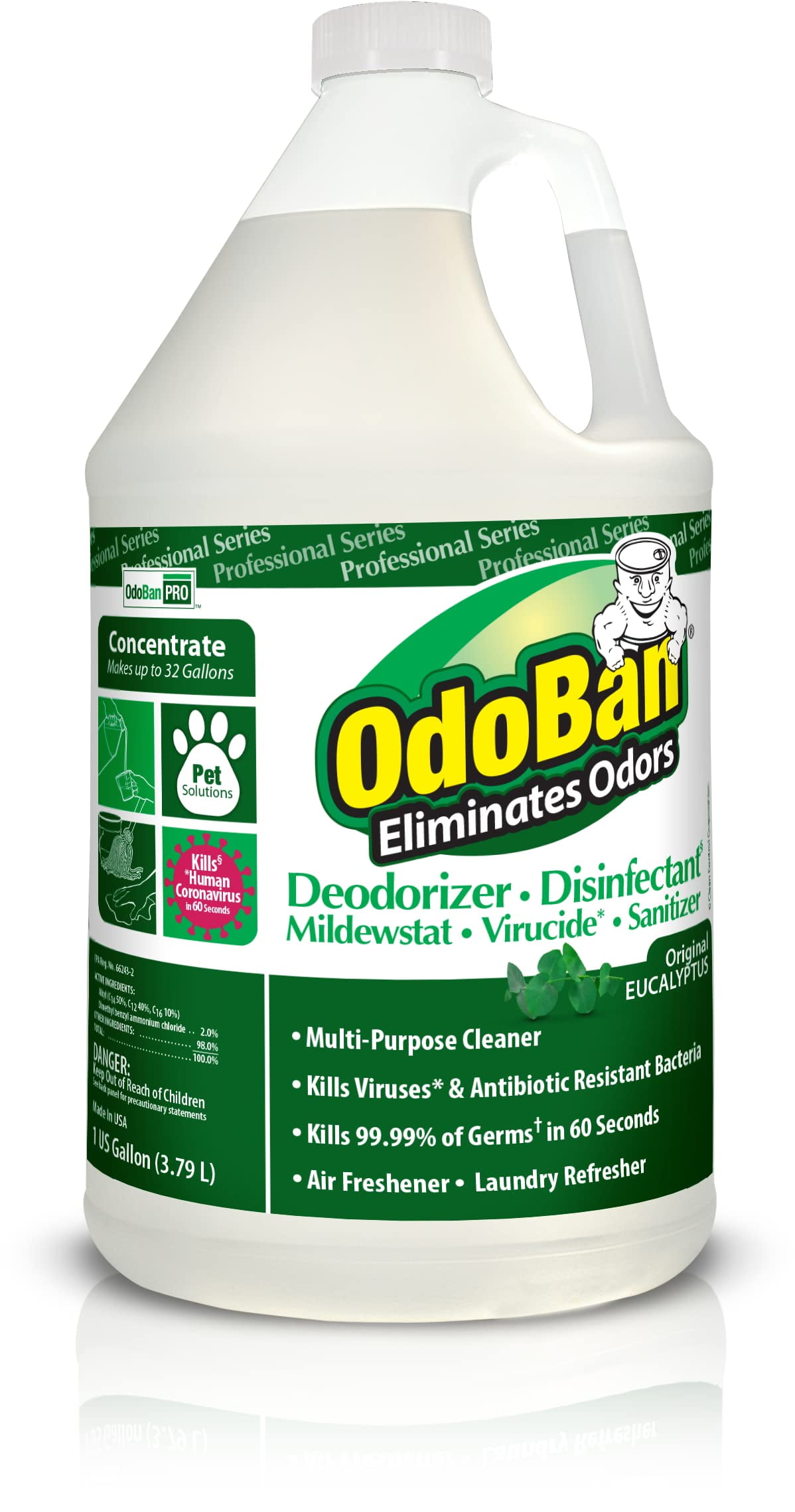 Odoban Professional Disinfectant And Odor Eliminator Concentrate, 1 ...
