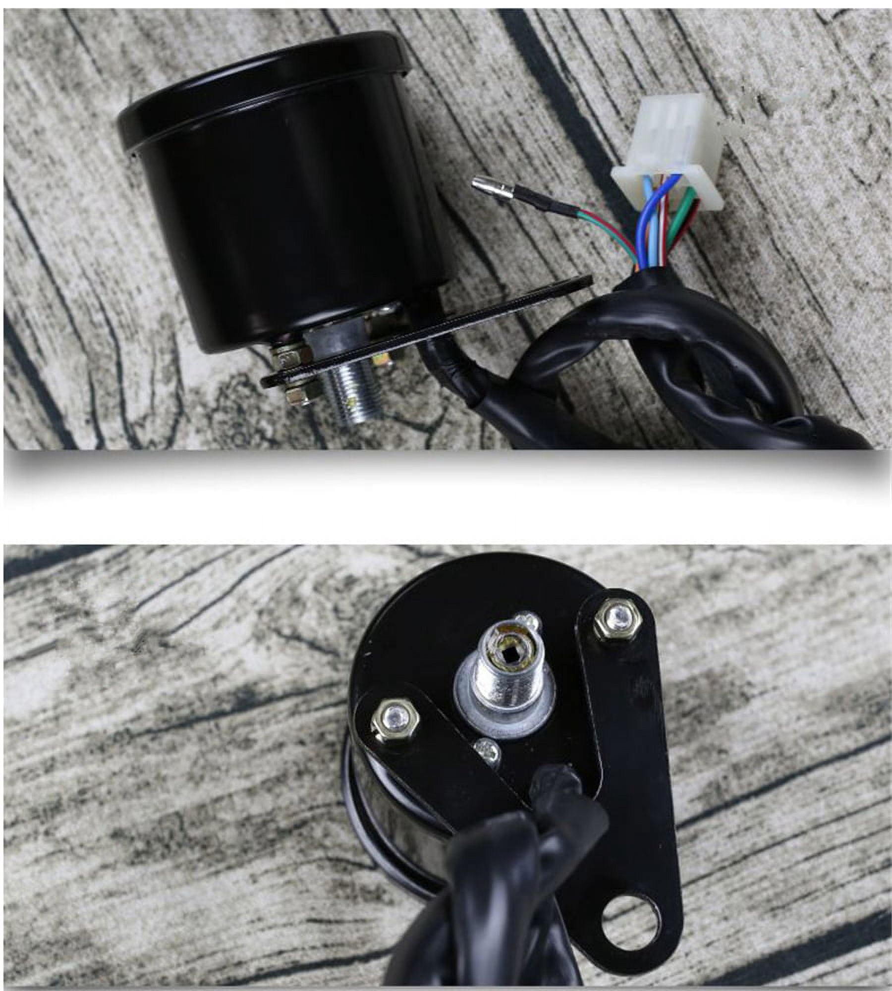 Odometer Speedometer Km/H Mph For 12V Motorcycle Electromobile Boat Us ...