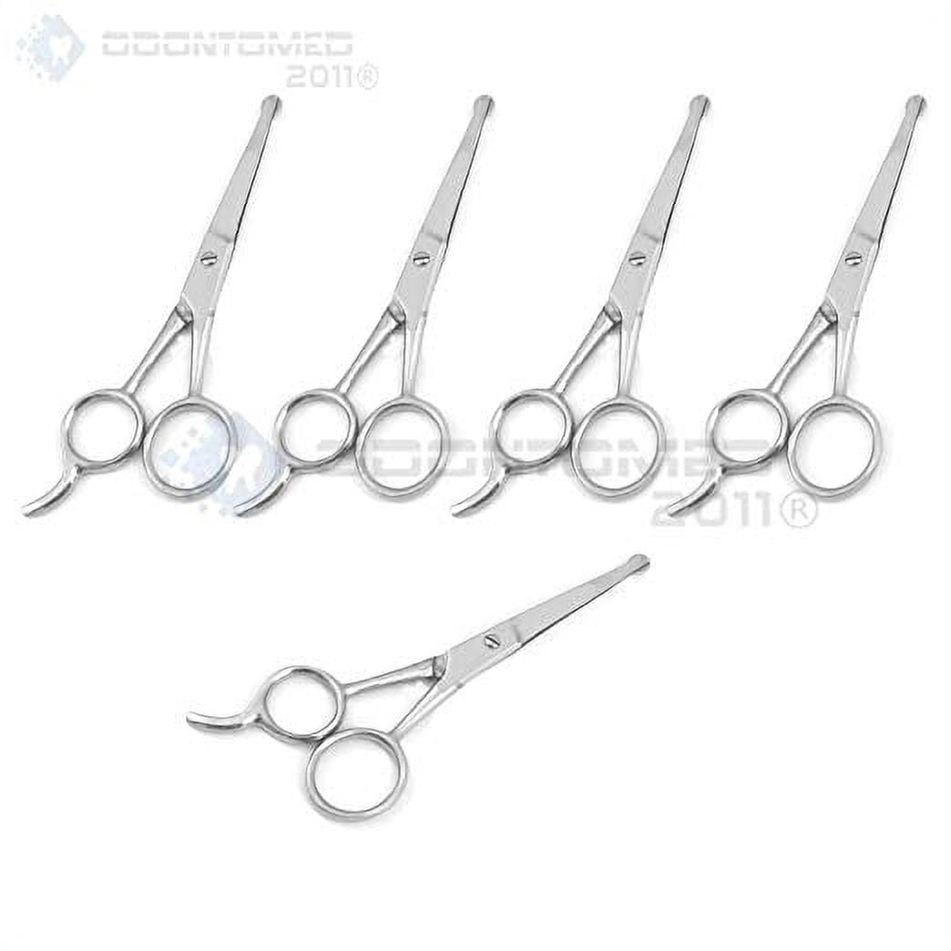 OdontoMed2011® 5 Pieces Safety Nose Mustache Scissor Stainless Steel ...