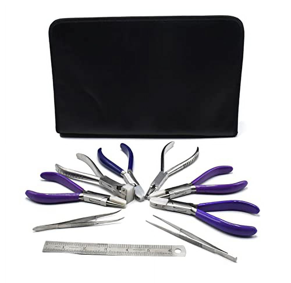 OdontoMed2011 Eye Glasses Repair Pliers Set, Pack of 9, Eyeglass Frame ...
