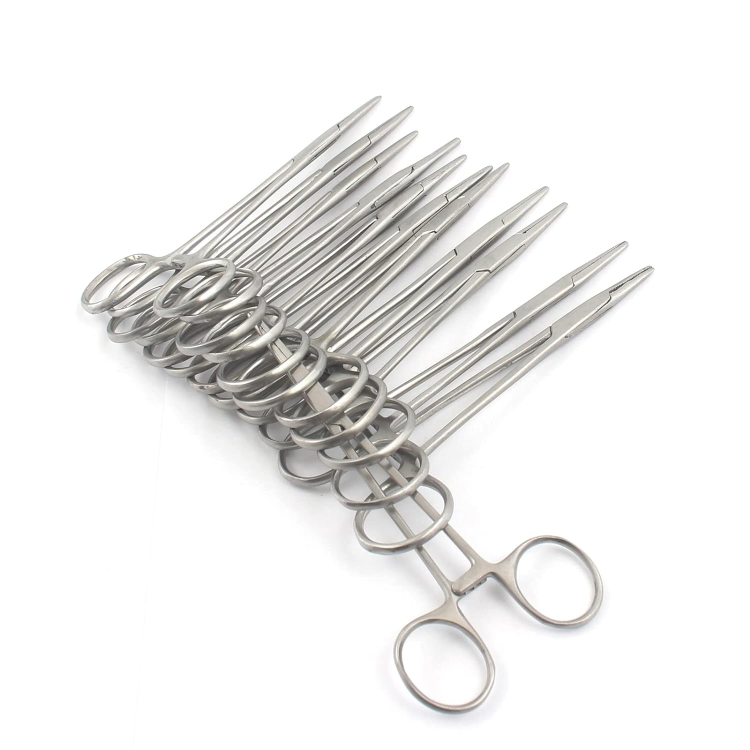 OdontoMed2011® Pack of 12 Locking Clamp Fish Hook Remover 5" Straight ...