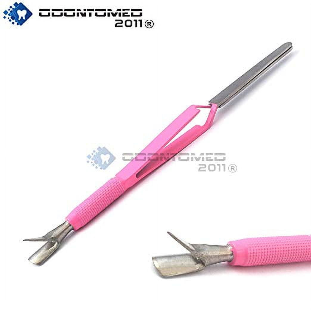 OdontoMed2011® Pink Color Universal Tweezer 7'' Acrylic Nail Art ...