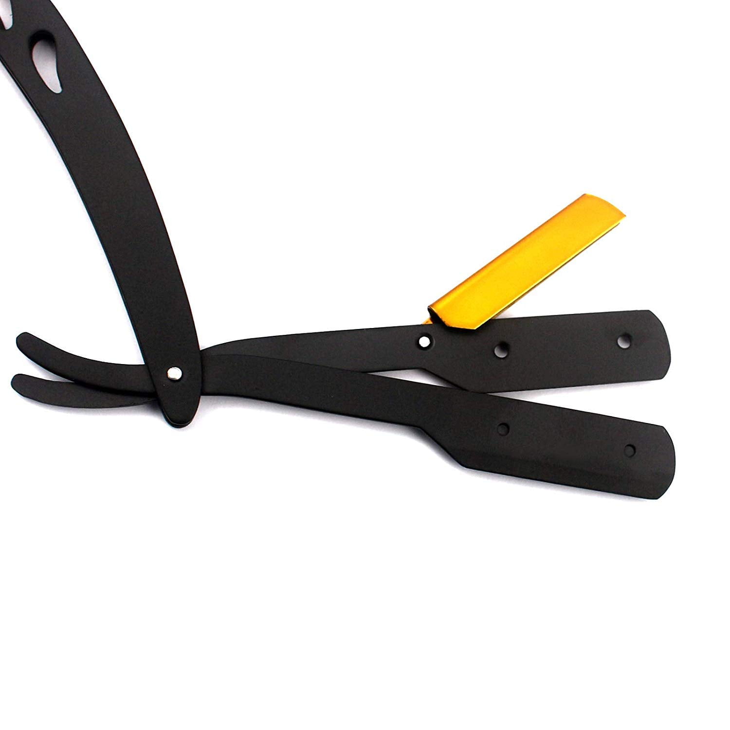 Odontomed2011 Black & Gold Combination Stainless Steel Barber ...