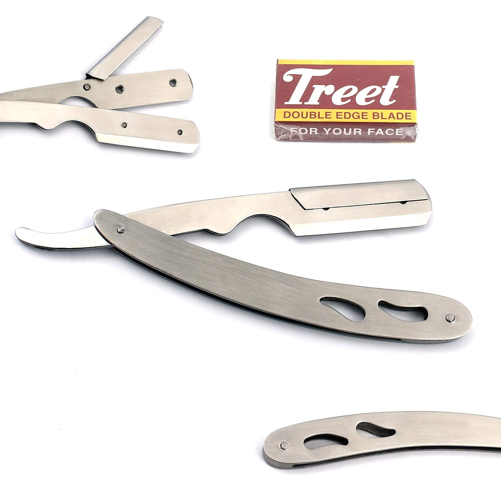 Odontomed2011 Professional Straight Edge Razor, Durable Stainless Steel ...