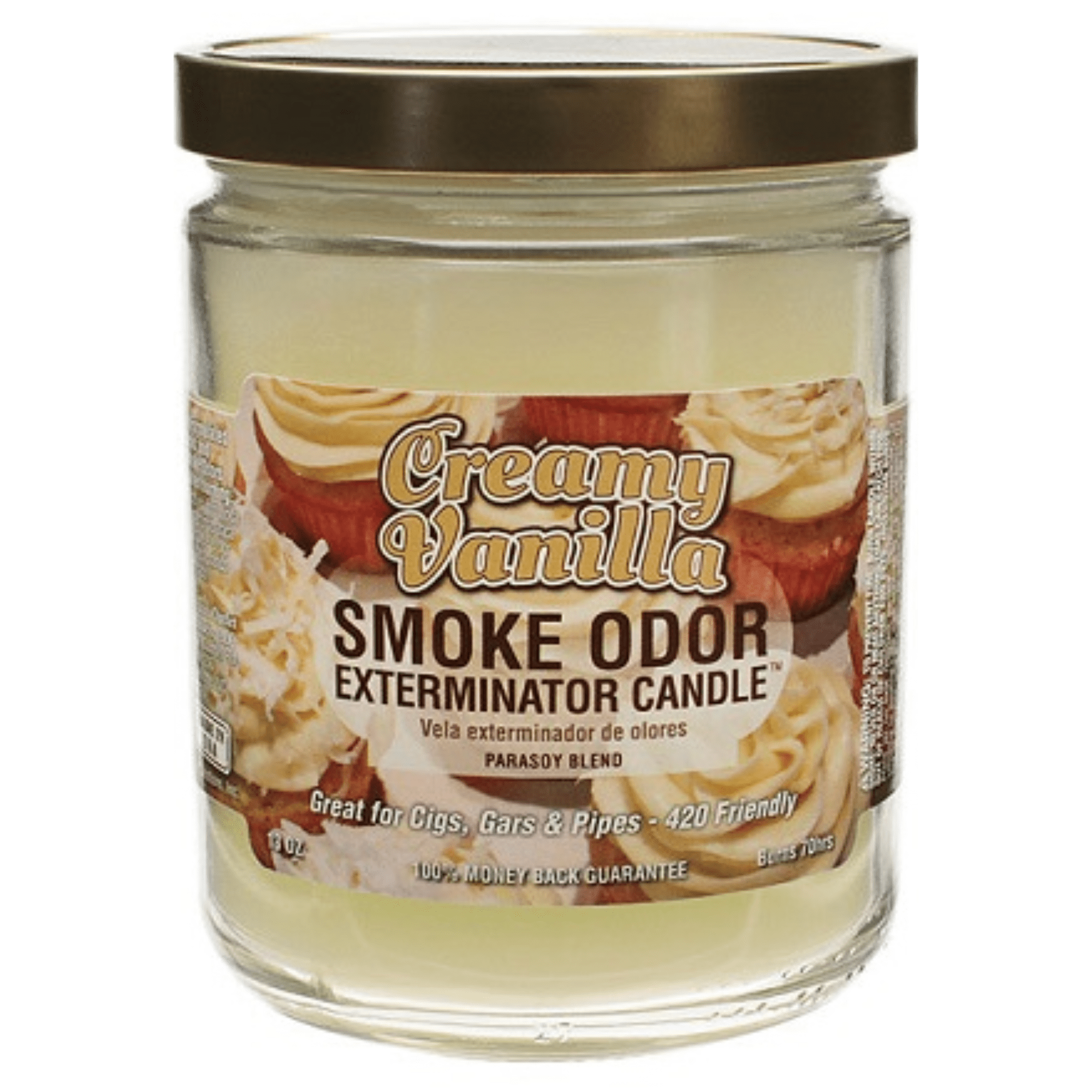 Odor Exterminator Candle Creamy Vanilla 13once by Smokers Candle ...