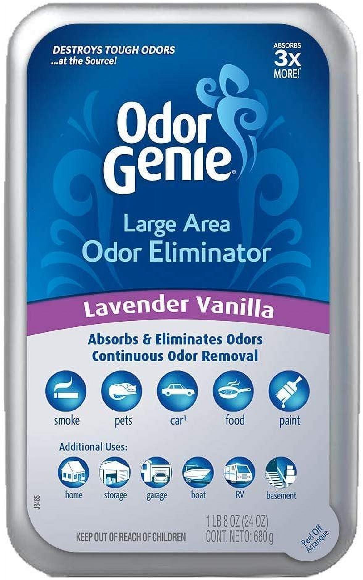 Odor Genie Large Area Odor Absorber and Eliminator, Lavendar Vanilla ...
