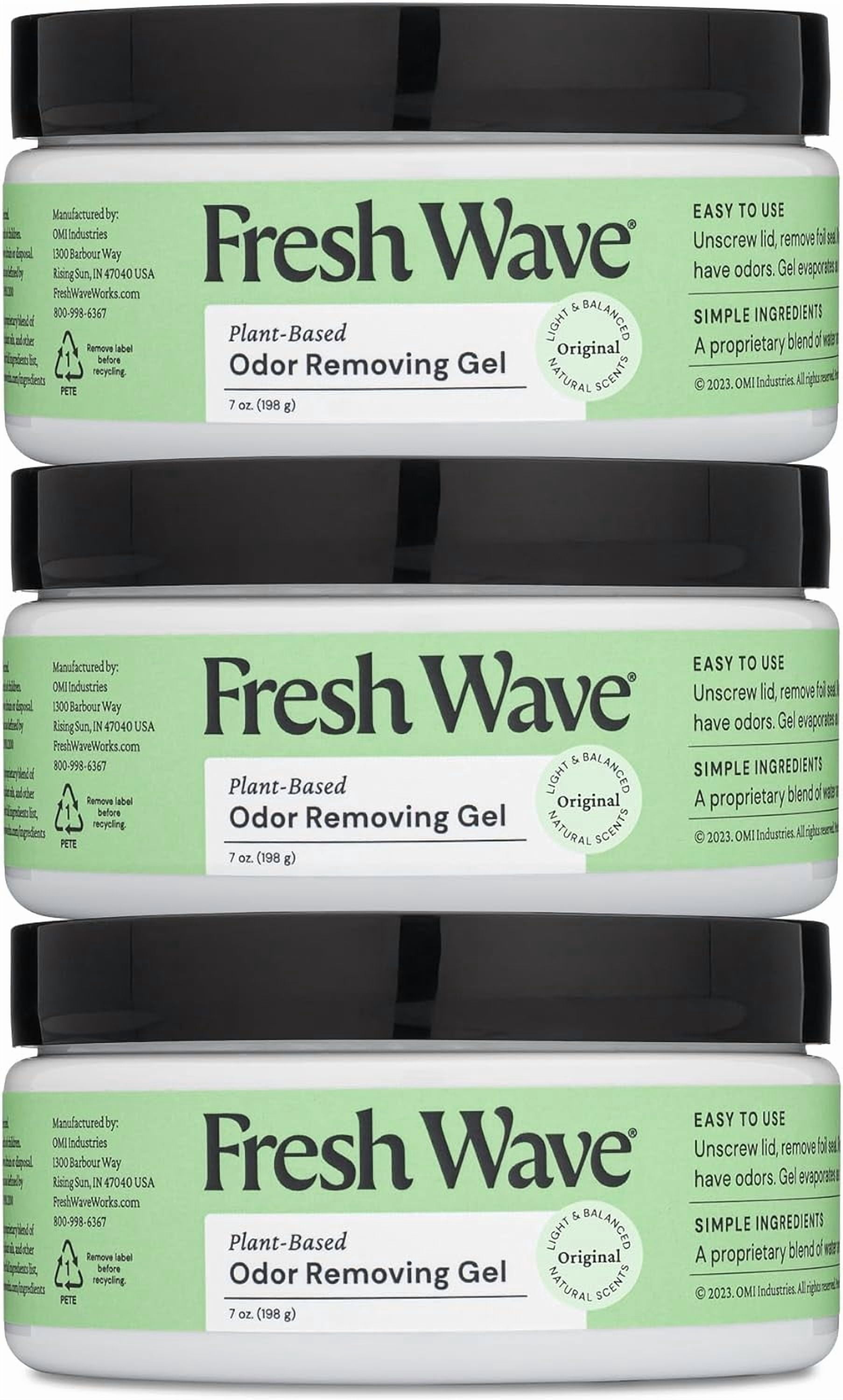 Odor Removing Gel, 7 oz., Pack of 3 - Odor Absorbers for Home, Safer ...