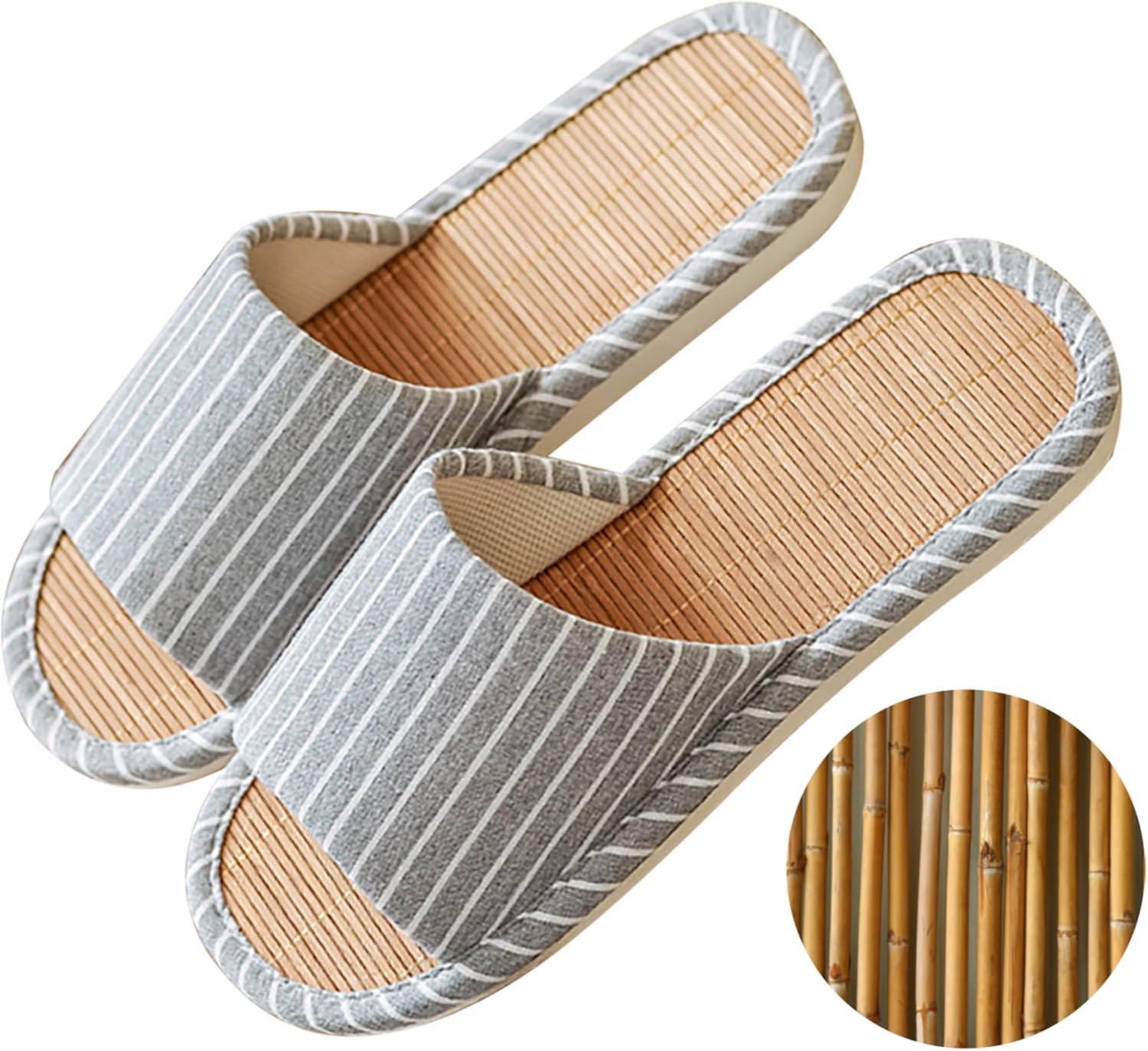 Odor-resistant Bamboo House Slippers for Sweaty Feet for Summer Cooling ...