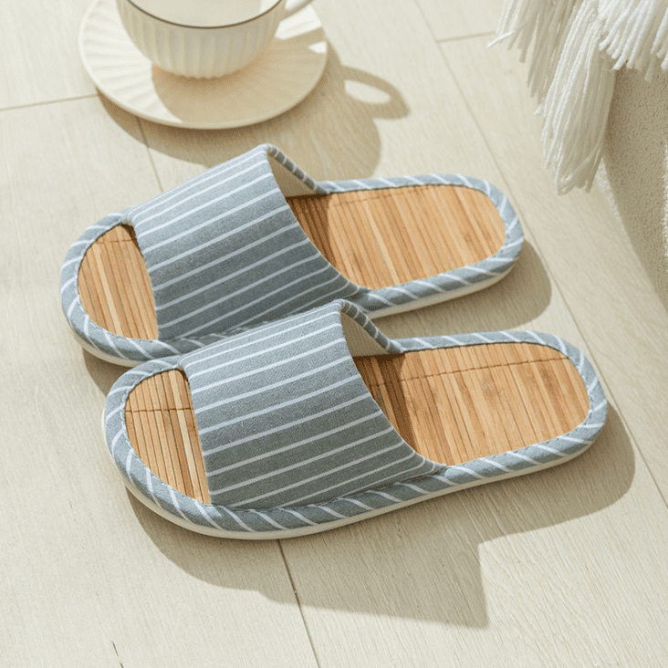 Odor-resistant Bamboo House Slippers for Sweaty Feet for Summer Cooling ...