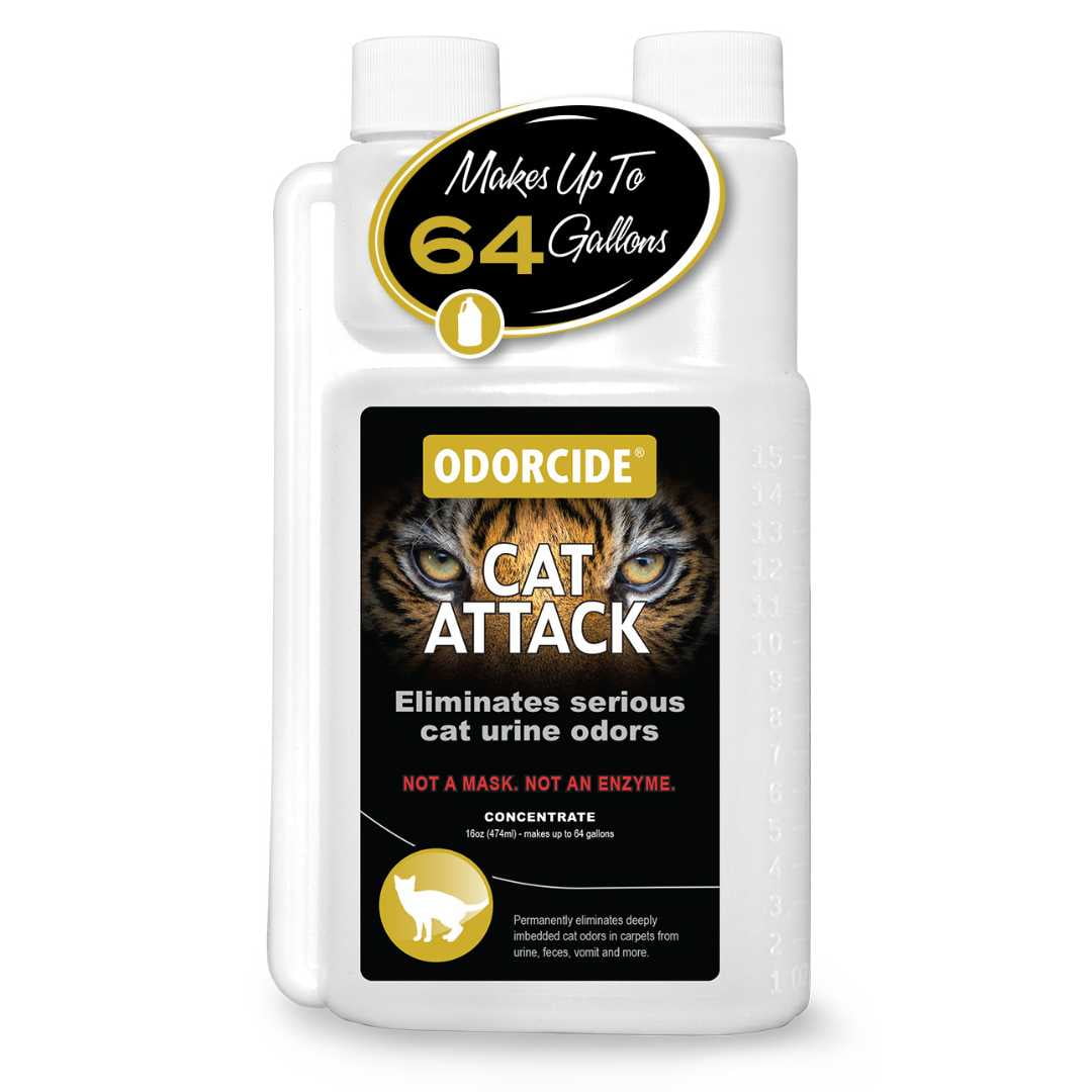 Odorcide Cat Attack 16oz - Pet Odor Neutralizer, Deodorizer & Remover ...
