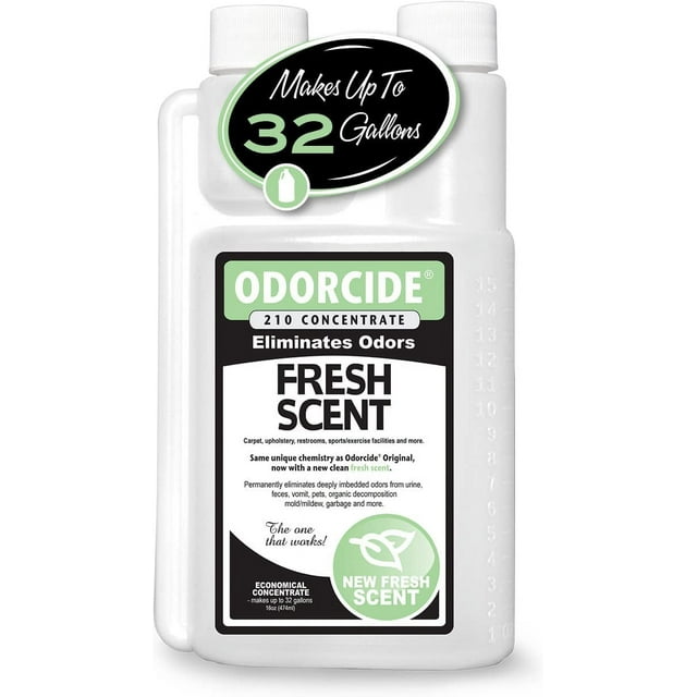 Odorcide Fresh Scent Odor Eliminating Concentrate, Smell Killing Liquid ...