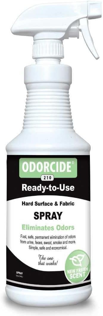 Odorcide Fresh Scent Odor Eliminator Spray, 32 Oz, Non-Enzymatic ...