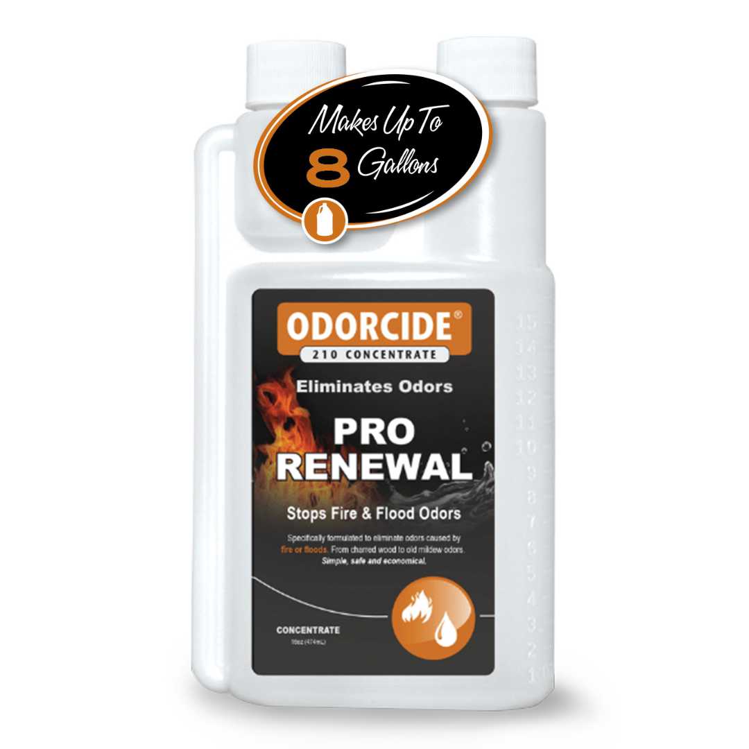 Odorcide Pro Renewal Fire & Flood Odor Eliminator Concentrate 16oz ...