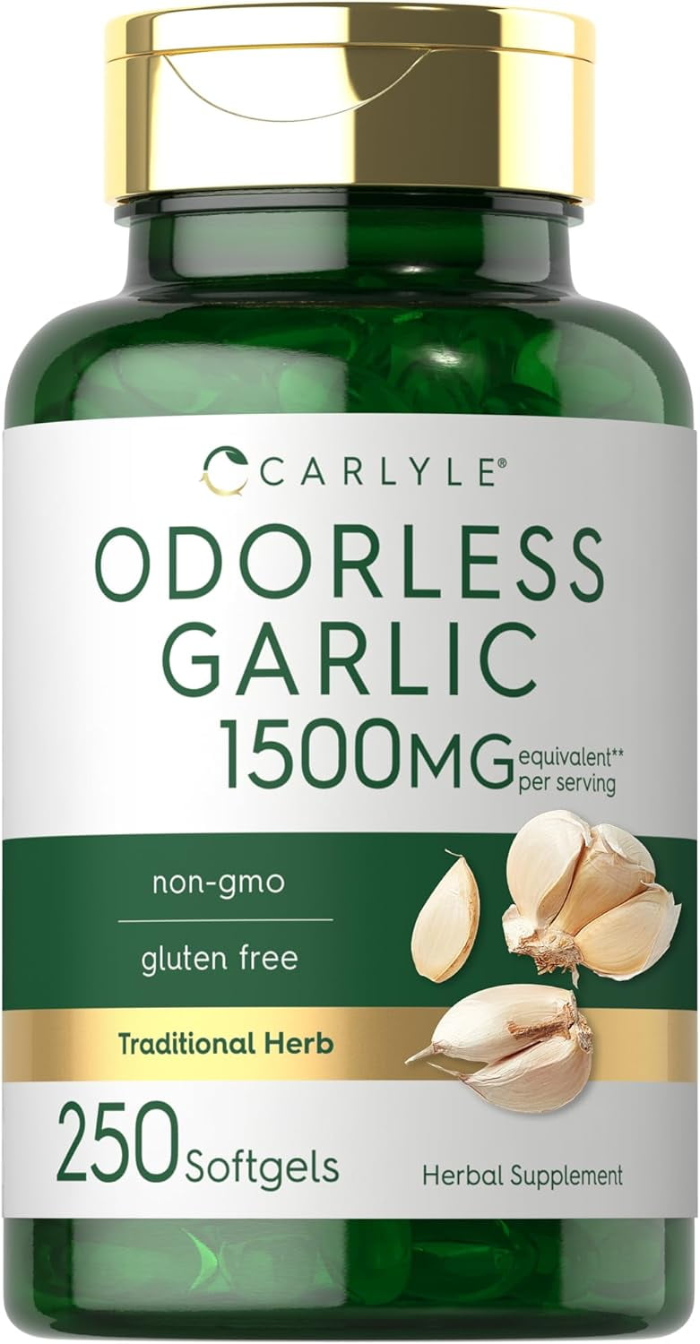 Carlyle's Odorless Garlic Extract Health Supplement | 1500mg | 250 ...