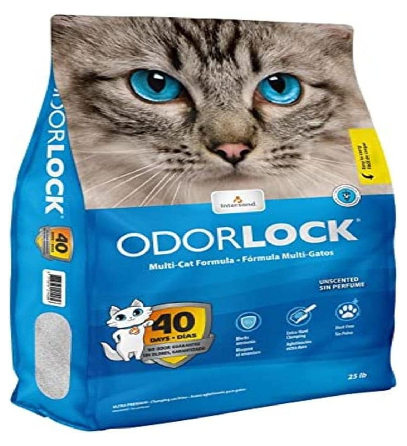 Odour Lock Unscented Clay Litter, 25# - Walmart.com