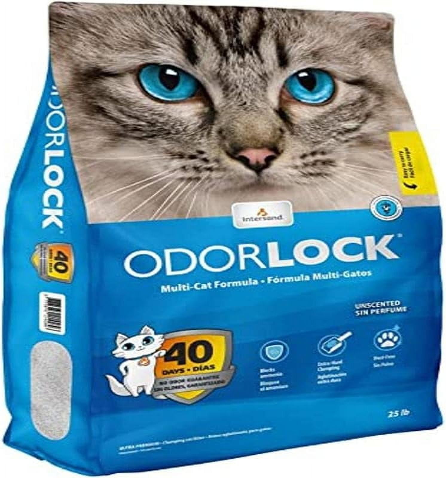 Odour Lock Unscented Clay Litter, 25# - Walmart.com