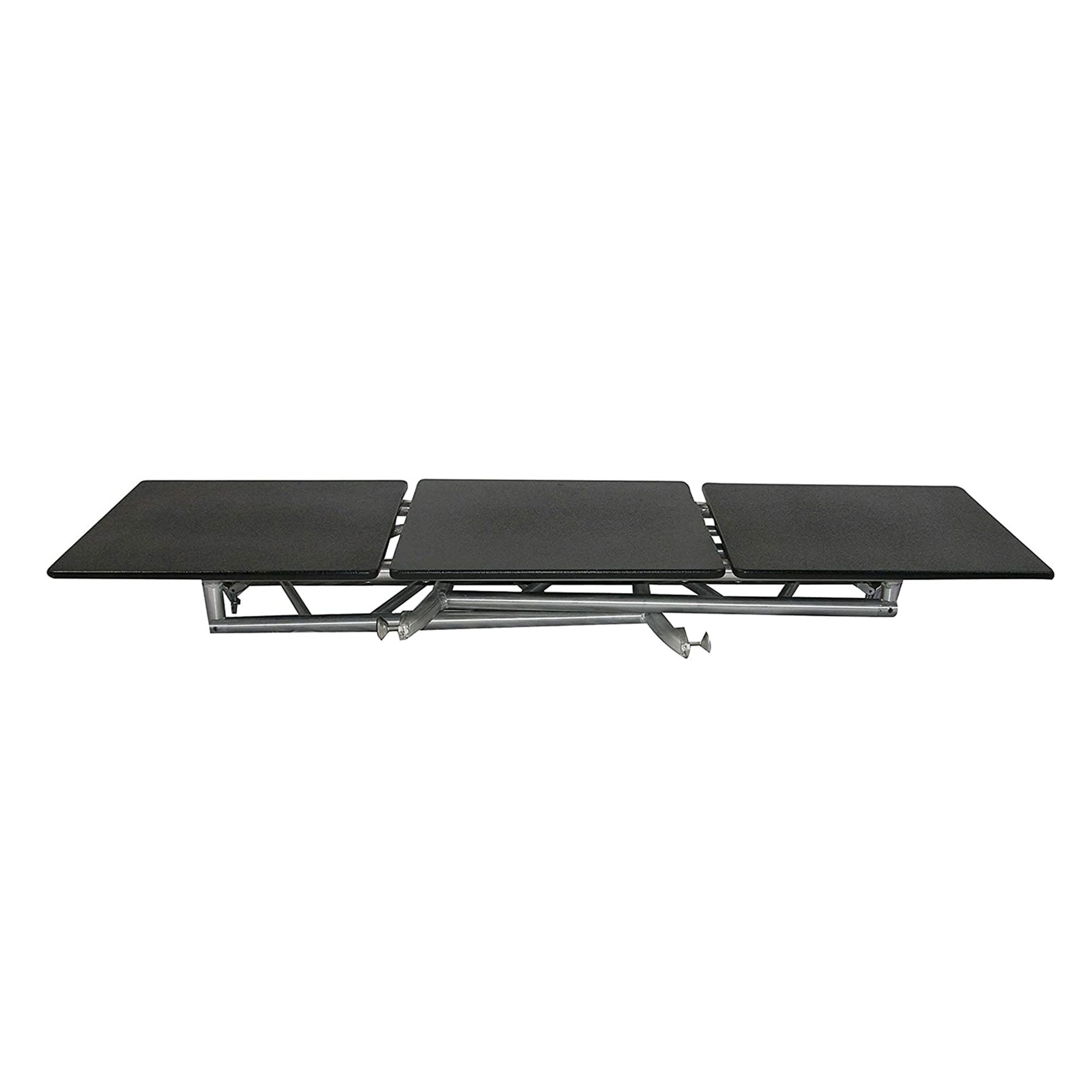 Odyssey ATT2 Adjustable Folding Aluminum DJ Table, Swiveling Platforms ...