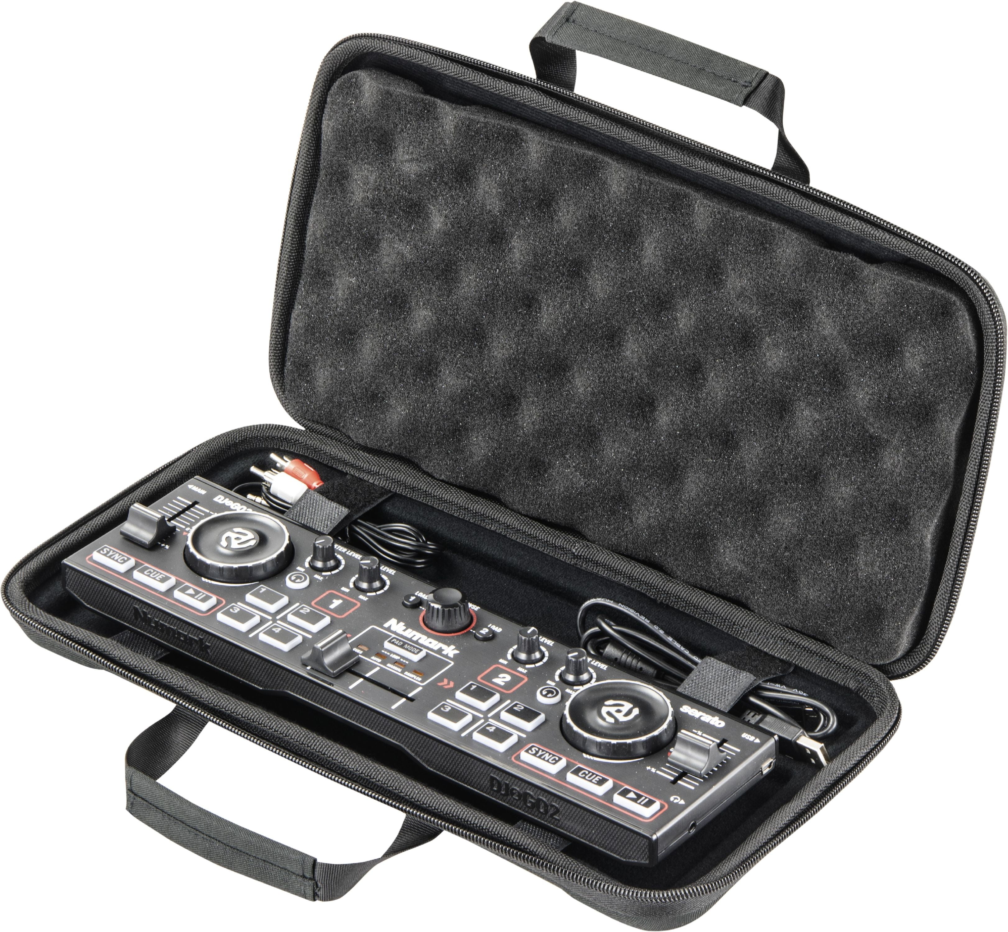 Odyssey BMSNUDJ2GO2 EVA Molded Carrying Bag For Numark DJ2GO2/DJ2GO2 ...