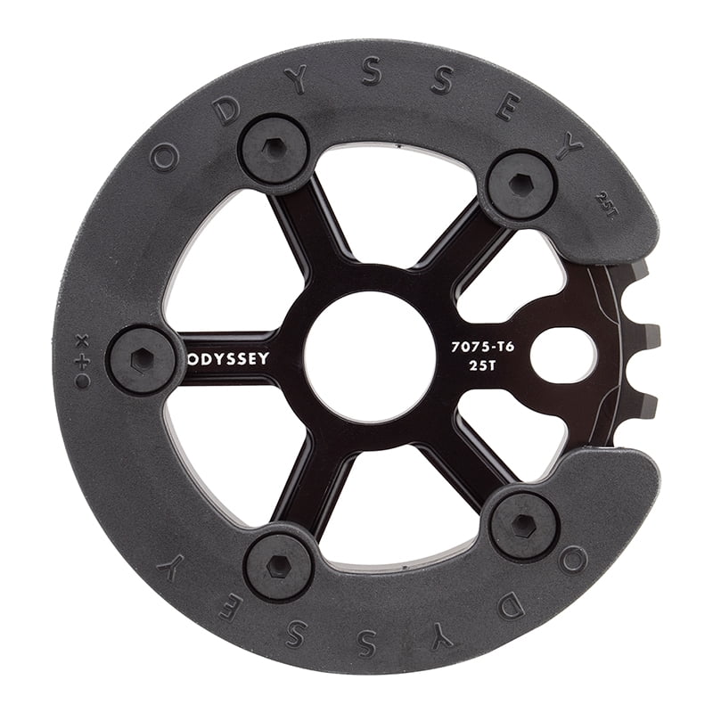 Odyssey BMX Utility Pro Guard Sprocket- Black Tooth Count: 25 - Walmart.com