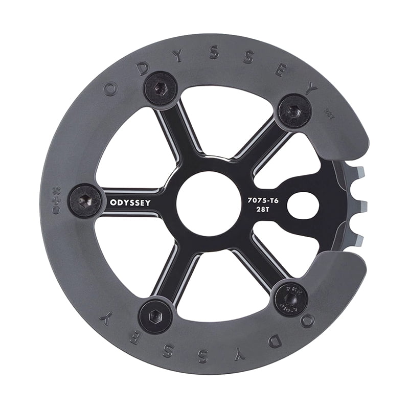 Odyssey BMX Utility Pro Guard Sprocket- Black Tooth Count: 28 - Walmart.com