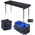 Odyssey CTBC2060 Adjustable 60" x 20" Work Surface Carpet DJ Table with ...