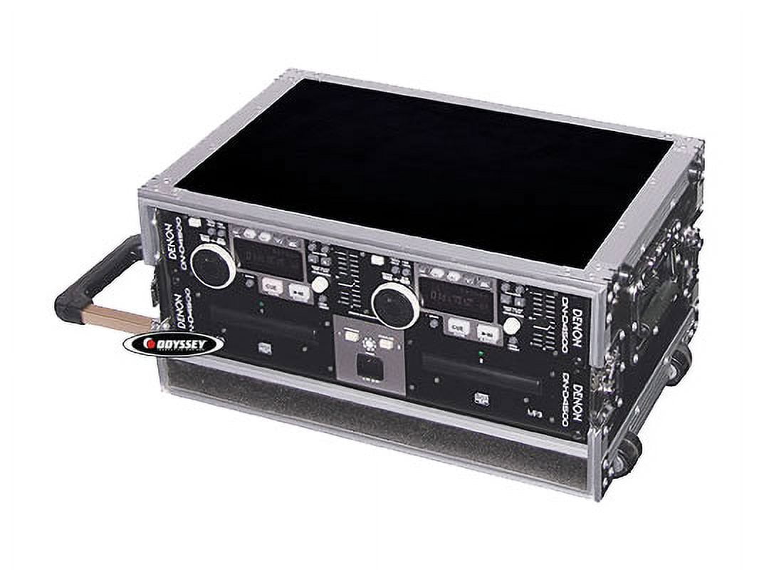 Odyssey Cases FZER4HW New Ata 4 Space DJ Effects Rack Case W/ Handle ...