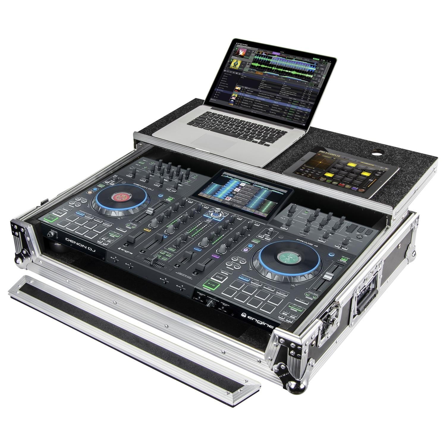 Odyssey Denon Prime 4 Flight Case with Glide Platform - Walmart.com
