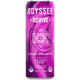 Odyssey Elixir Hydration and Focus Sparkling Mushroom Drink, Revive ...