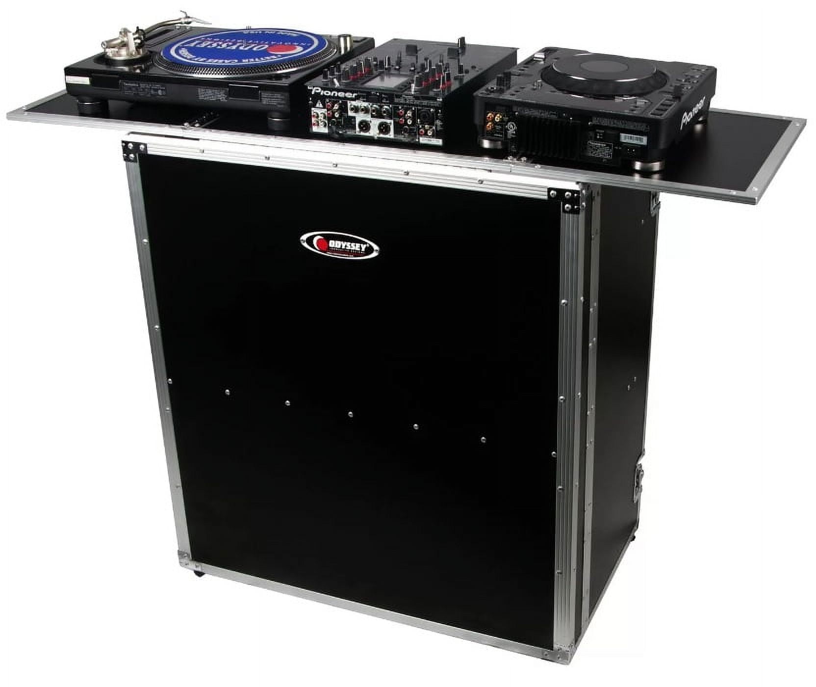 Odyssey FZF5437T | Fold Out DJ Booth Stand - Walmart.com