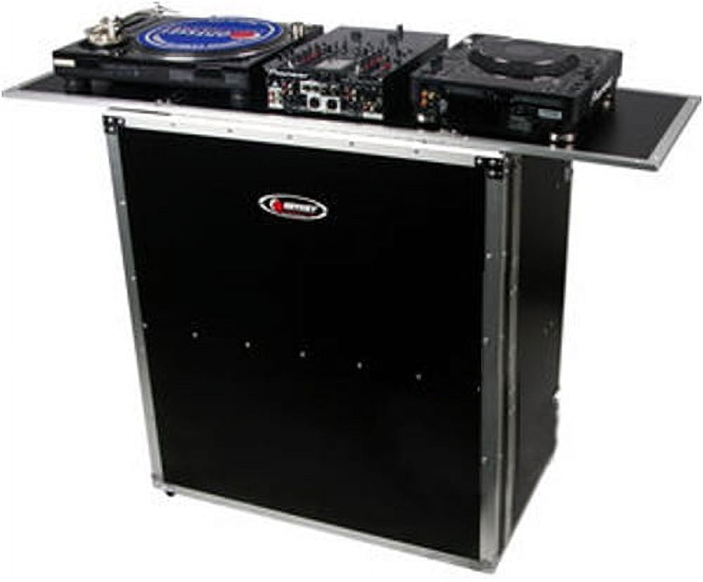 Odyssey FZF5437TBL New DJ Fold-Out Table Stand Combo Flight Zone Black ...