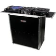 Odyssey FZF5437TBL New DJ Fold-Out Table Stand Combo Flight Zone Black ...