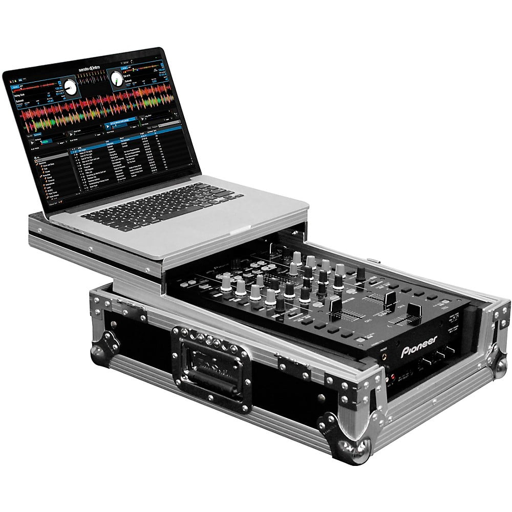 UNIVERSAL 10" FORMAT DJ MIXER LOW PROFILE (1-TIER) GLIDE STYLE CASE ...
