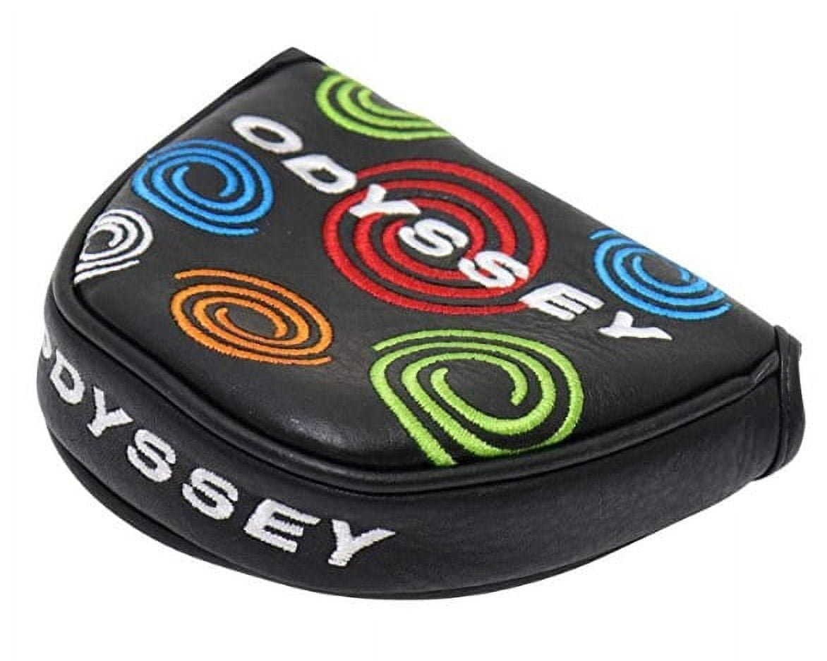 Odyssey Golf Tour Super Swirl Black Leather Small Mallet Putter ...