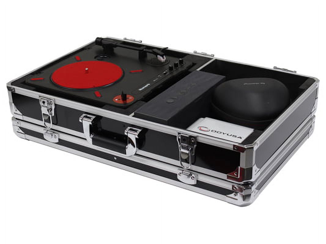 Odyssey KPT01SCBLK KROM Series Black Portablist Case for Numark PT01 ...