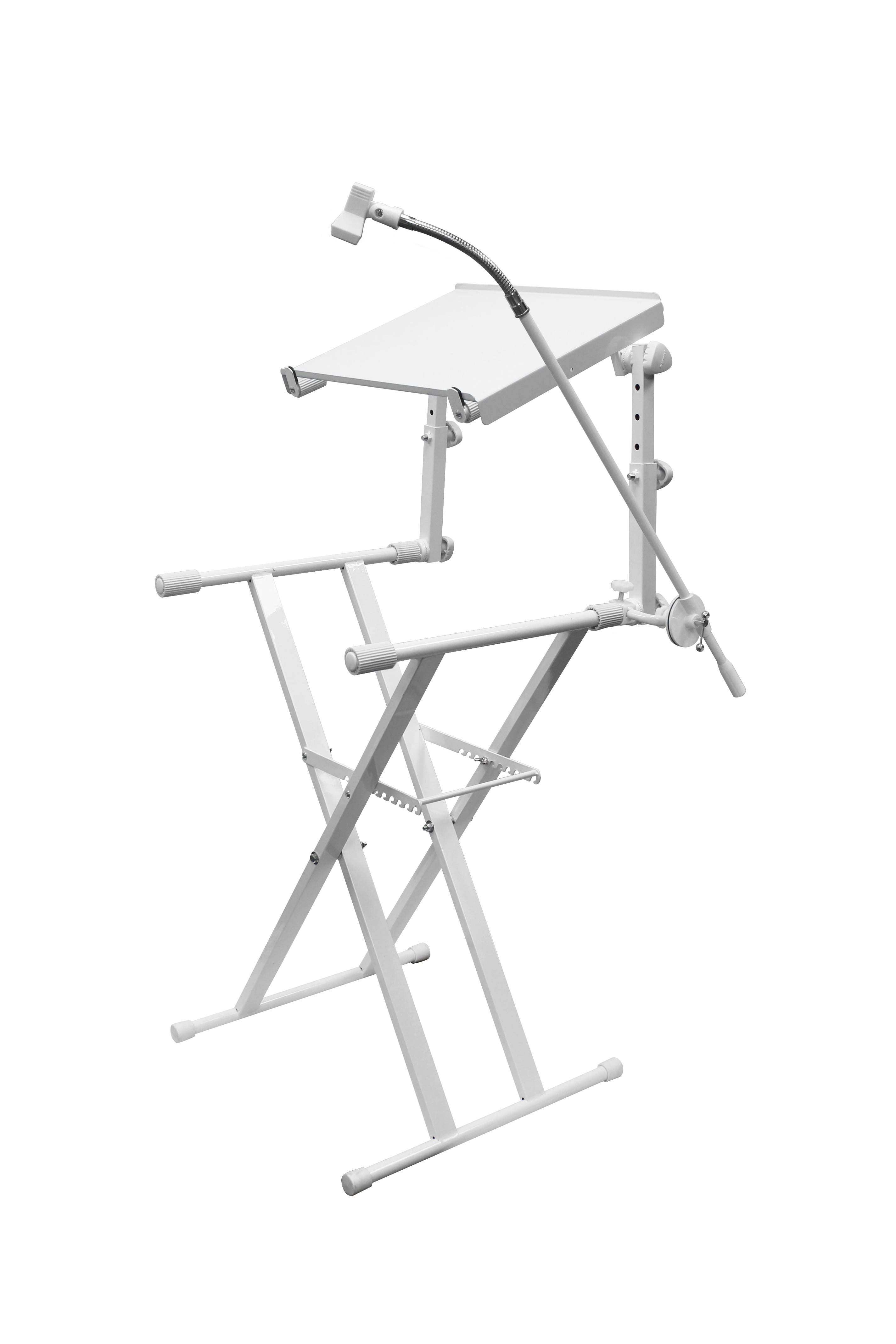 Odyssey LTBXS2MTCPWHT - X-Stand Combo Pack Dual Tier Heavy-Duty Folding ...