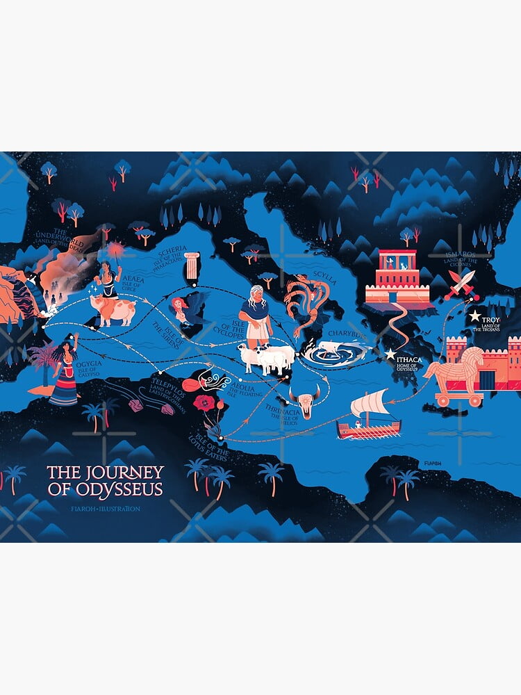 Odyssey Map - Constellation Poster Framed-unframed - Walmart.com