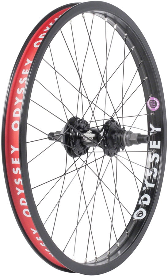 Odyssey Quadrant Rear Wheel - 20", 14 x 110mm, Rim Brake, Cassette, Black - Walmart.com
