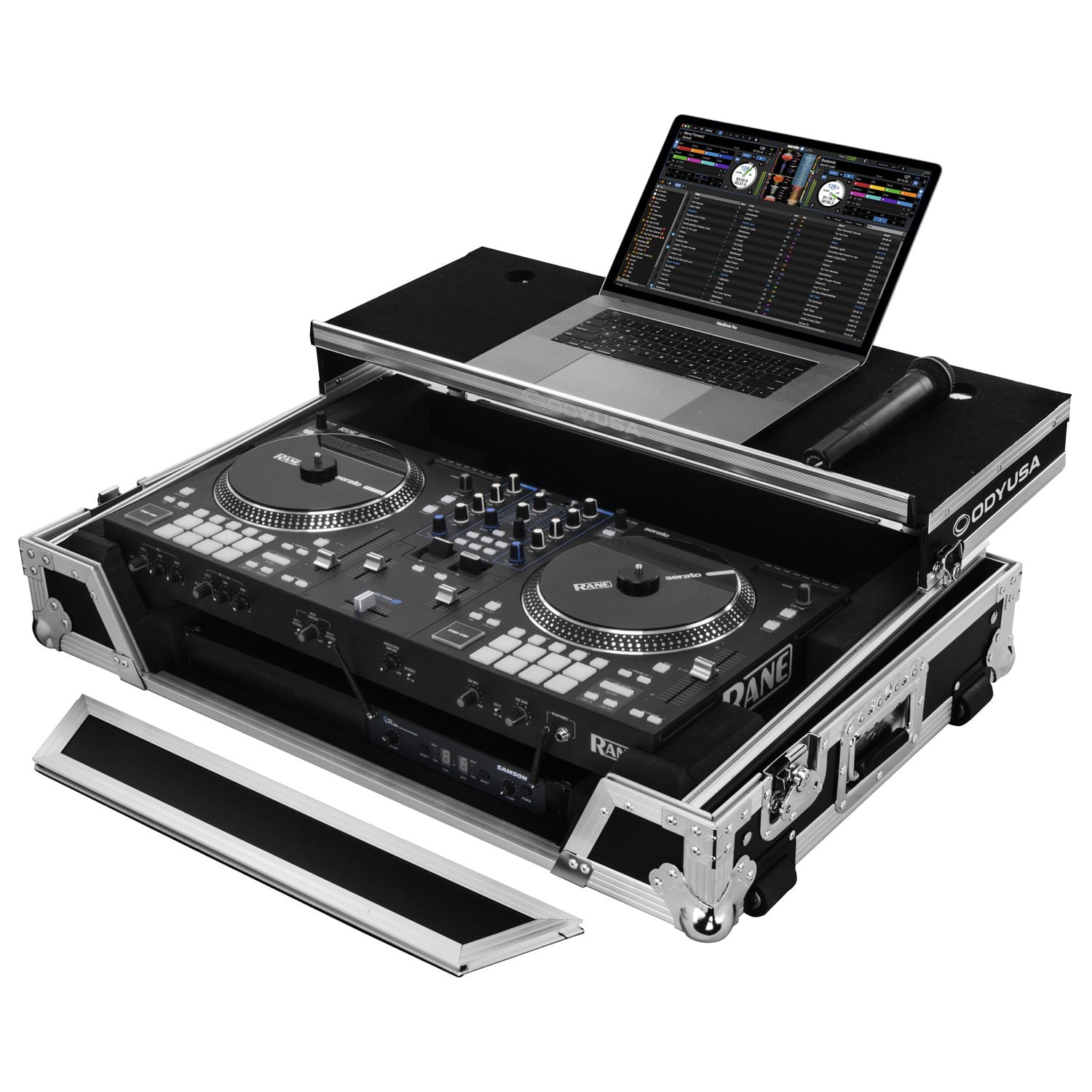 RANE ONE FLIGHT CASE WITH 1U RACK SPACE AND GLIDE PLATFORM - Walmart.com