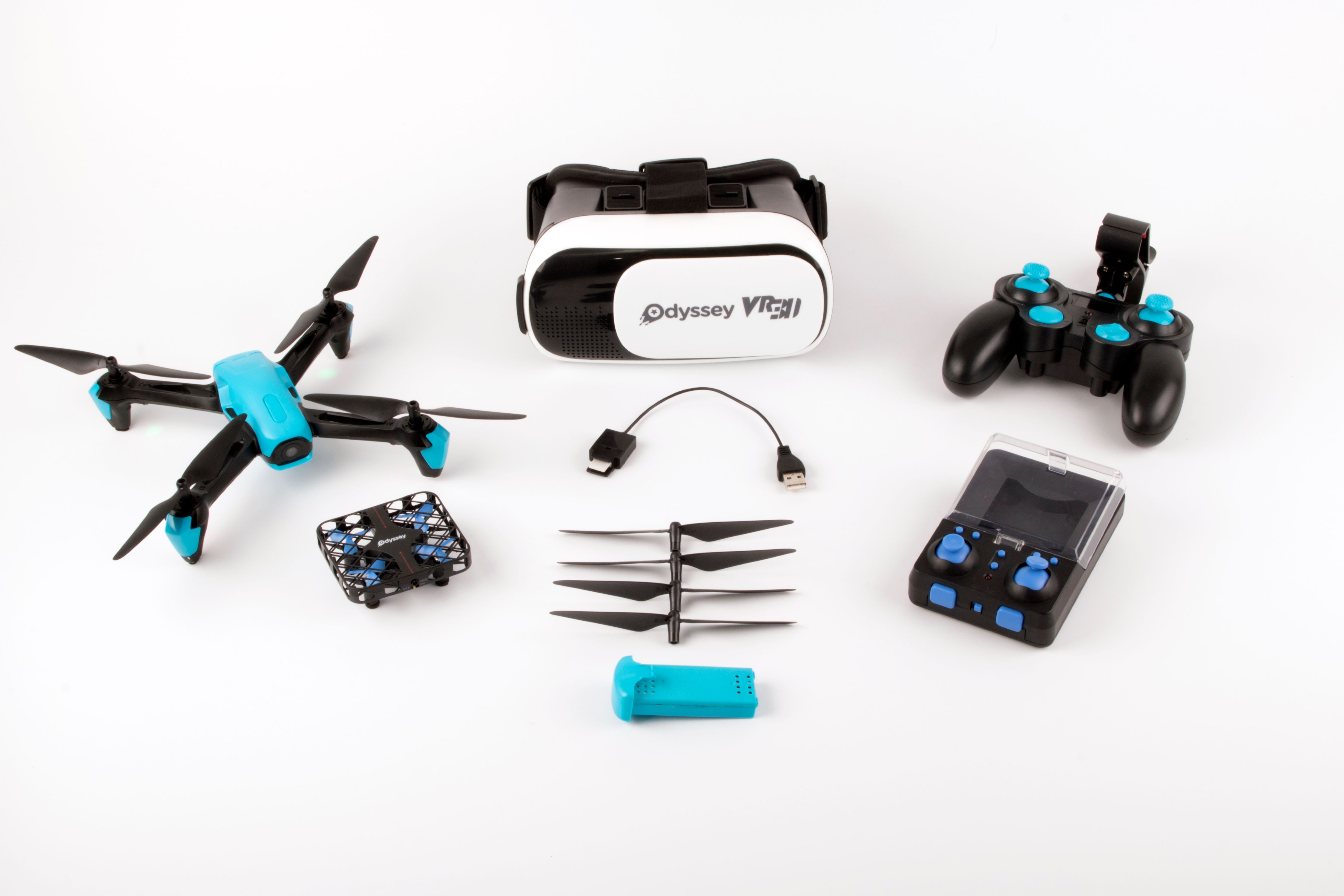 Odyssey Stellar NX Live Streaming Wifi VR Drone Bundle with Extra ...