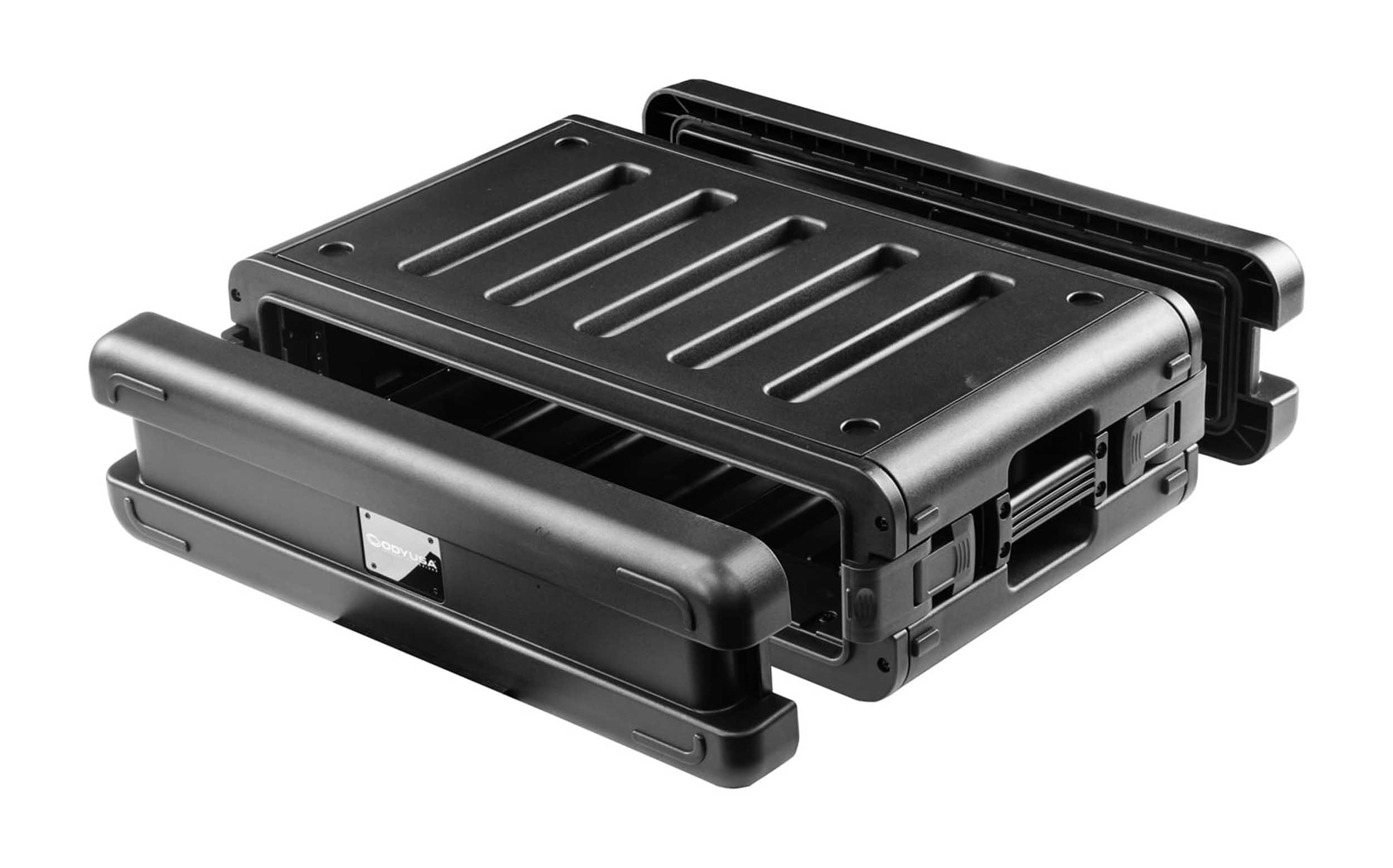 Odyssey VR2SMIC2ZP, Watertight 2U Rack Case with 2 Microphone ...