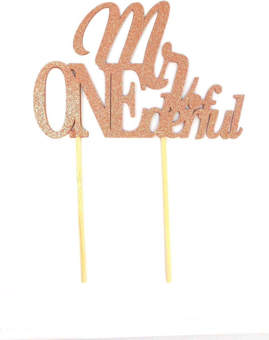OEderful Cake Topper, 1pc, 1st Birthday Cake topper, Woderful Oe Cake ...