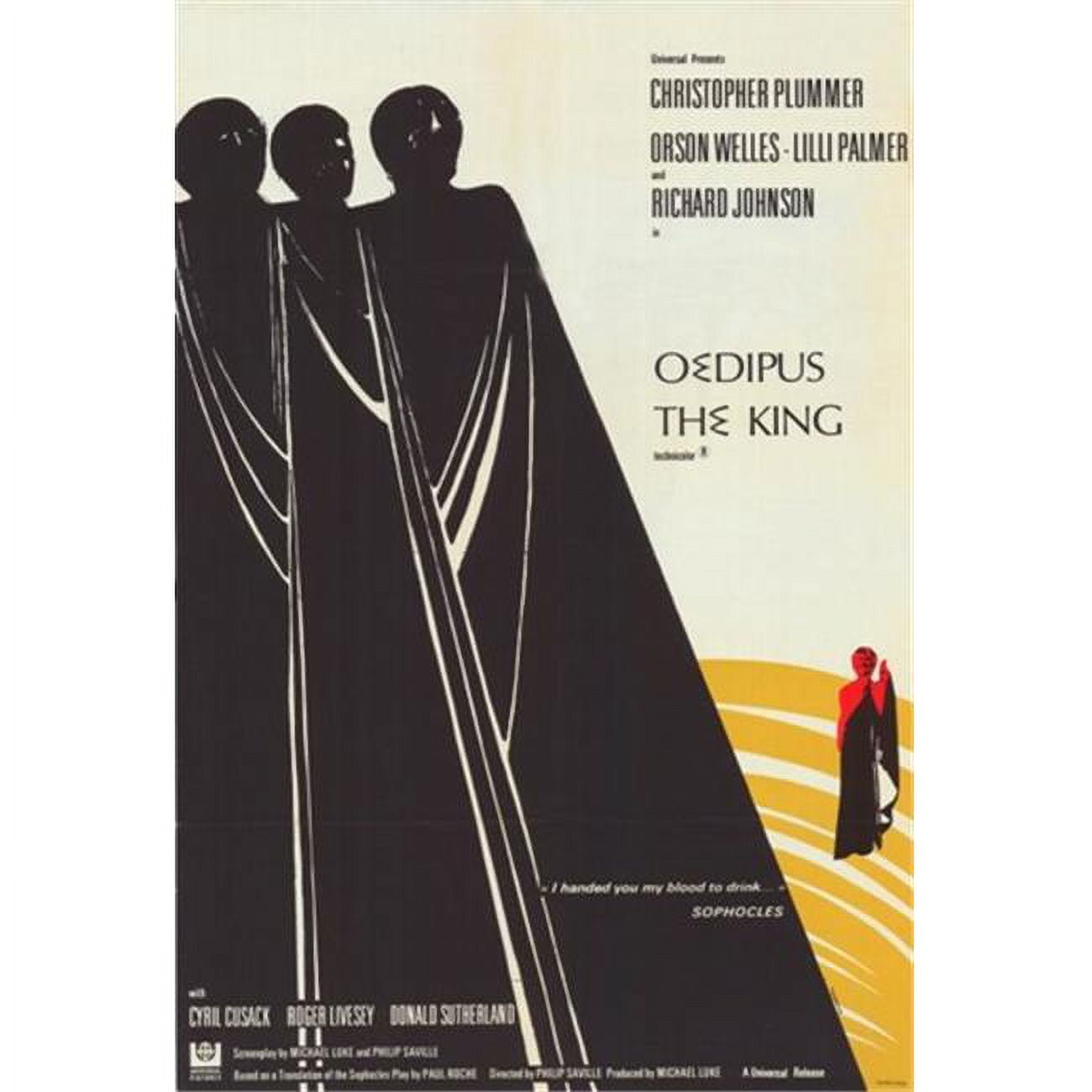 Oedipus the King Movie Poster - 11 x 17 in. - Walmart.com