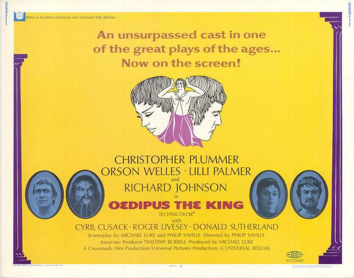 Oedipus the King - movie POSTER (Style A) (11" x 14") (1968) - Walmart.com