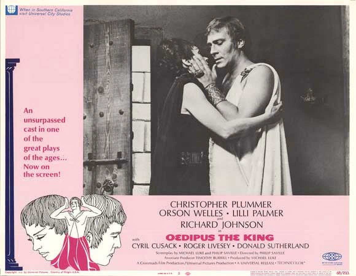 Oedipus the King - movie POSTER (Style D) (11" x 14") (1968) - Walmart.com