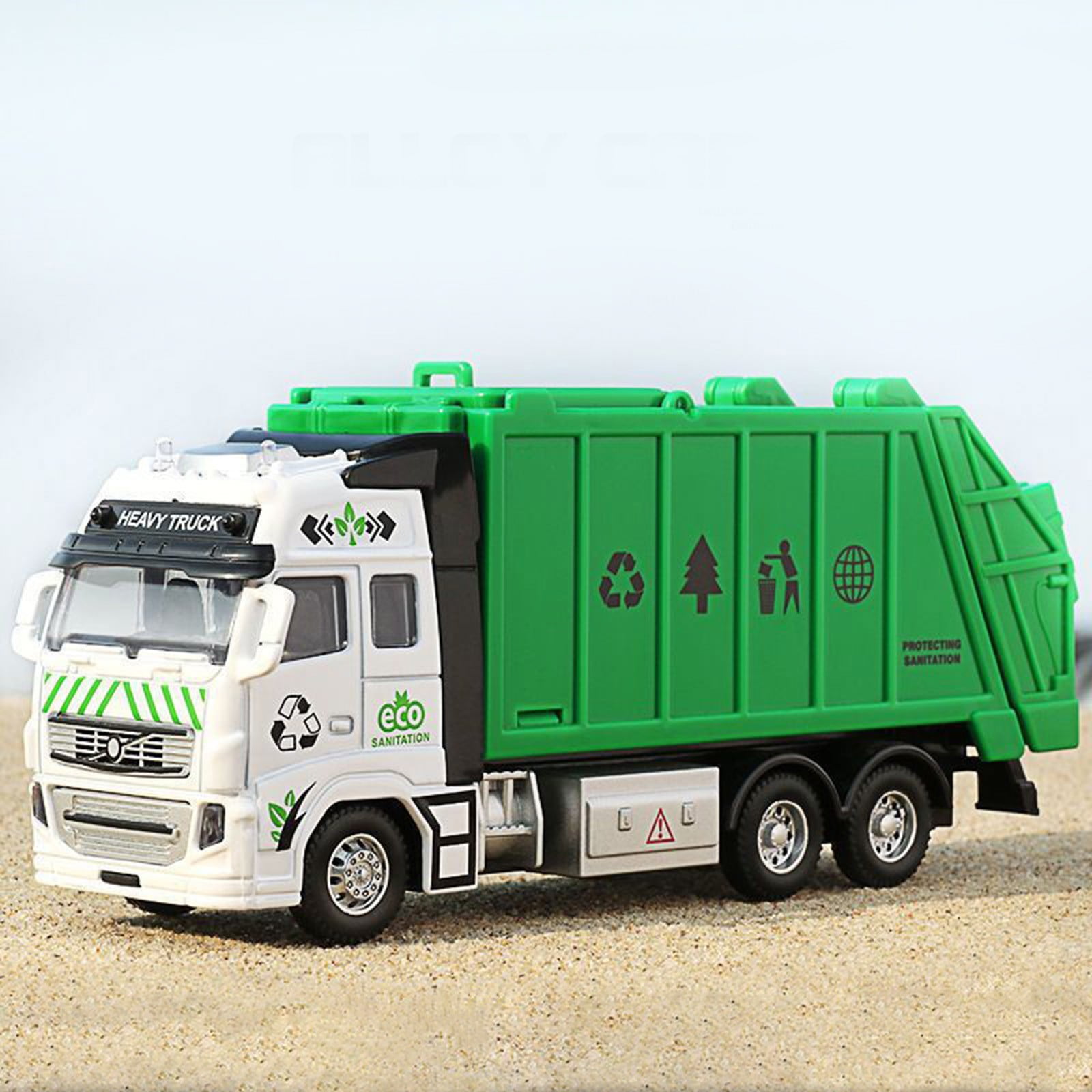 Oefntac up to 40% off Gifts Alloy Garbage Truck Children's Toys Boys ...