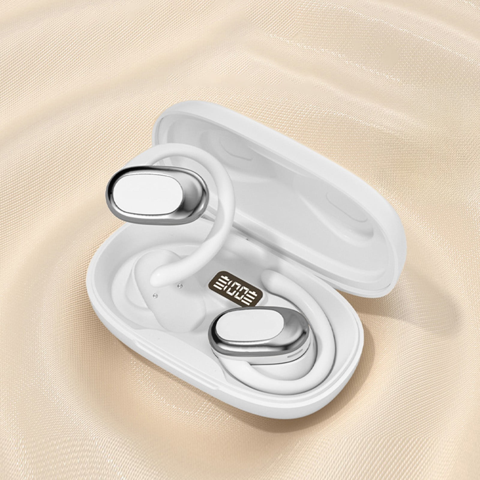 Oefntac Bluetooth Headphones Digital Transparent Ear Hanging Bluetooth ...