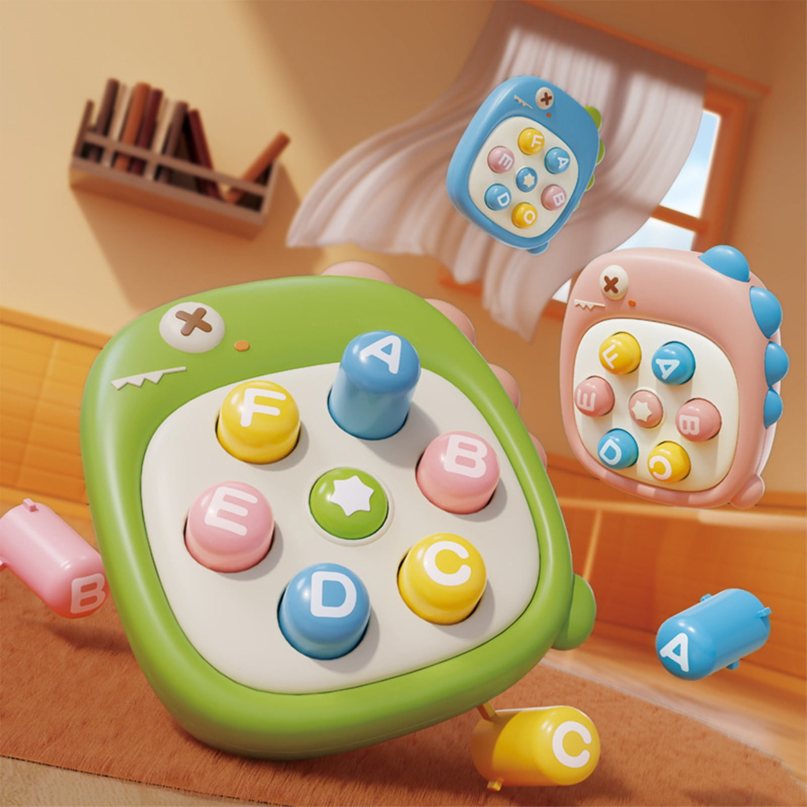 Oefntac Boy Toys Dinosaur Whack--Mole,Children's Push Game Toys ...