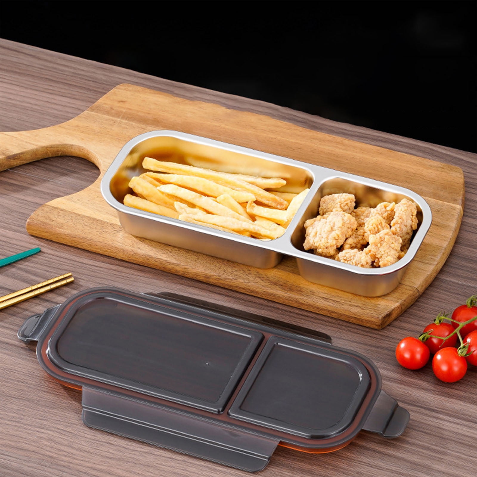Oefntac Lunch Box for Women Stainless Steel Lunch Box with Lid ...