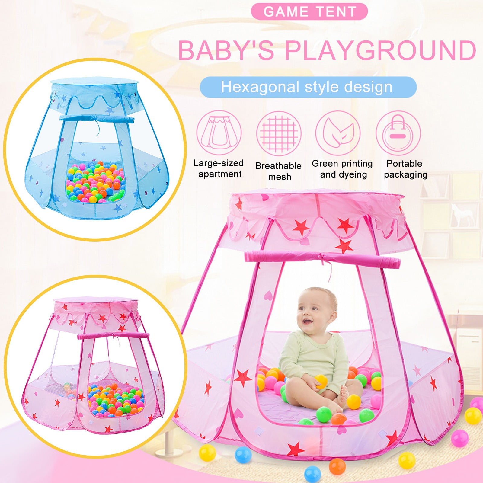 Oefntac Savings Boy Toys Foldable Star Portable Packaging Children's ...